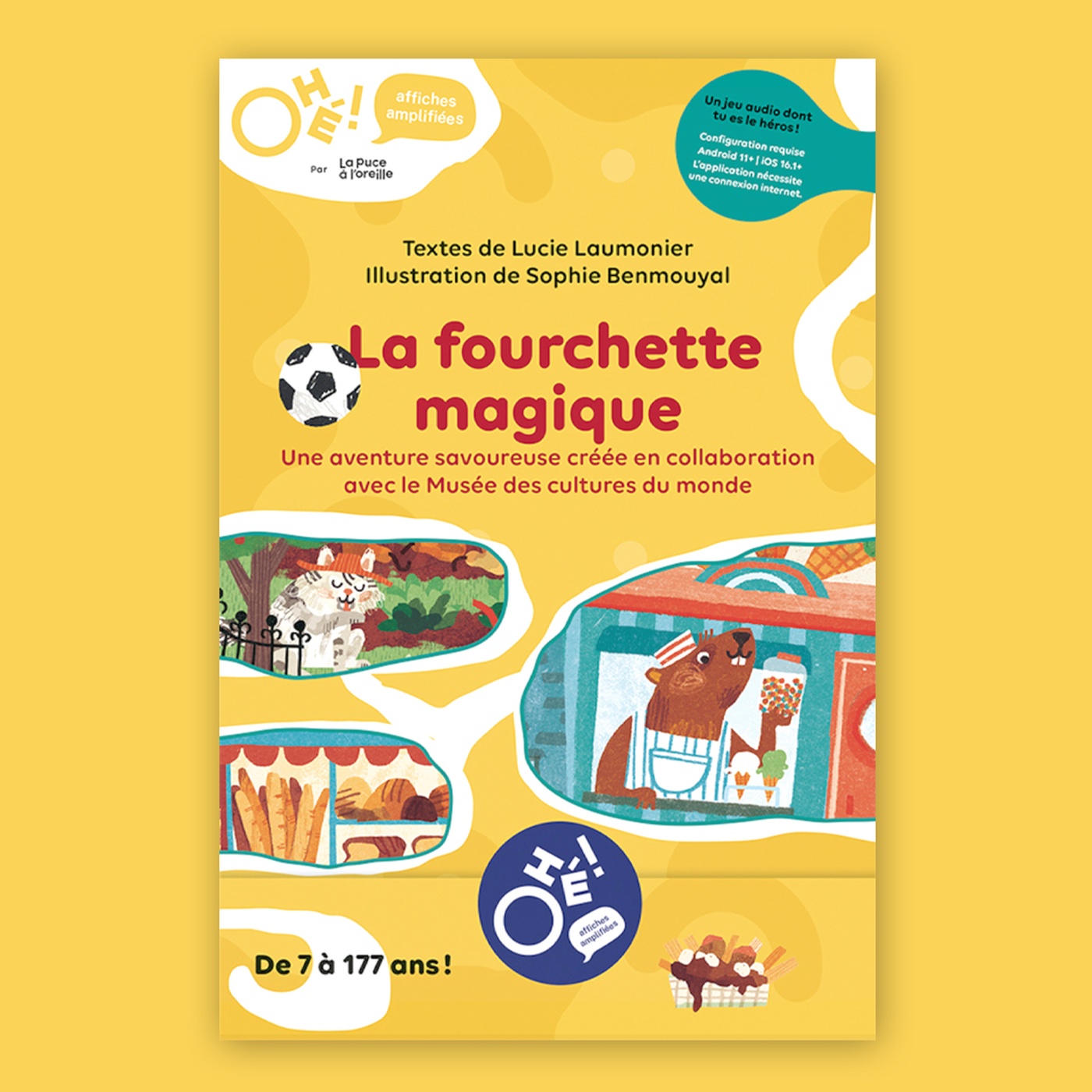 Illustration Québec - Sophie Benmouyal - La fourchette magique - Affiche interactive